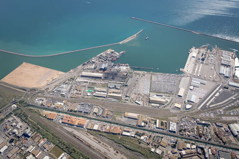 The commercial port of Sète, a multi-purpose port